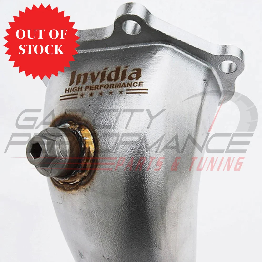 Invidia Downpipe Catted Divorced Wastegate w/ 2 Bungs (08-14 WRX & 08 ...