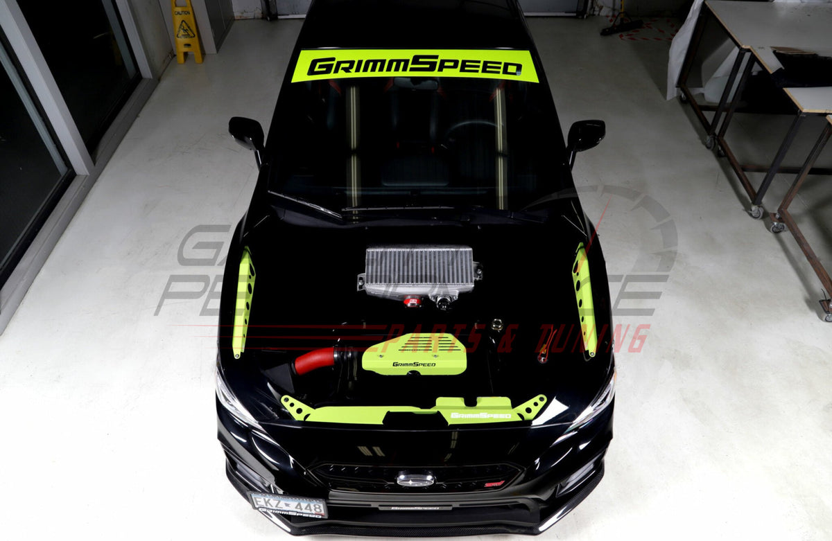 Grimmspeed Engine Dress Up Kit Neon Green Gap City Performance