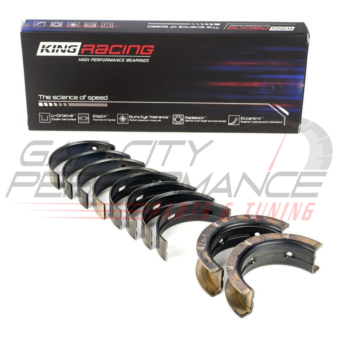 King Engine Bearings Standard Crank Main Bearing Set – Gap City Performance